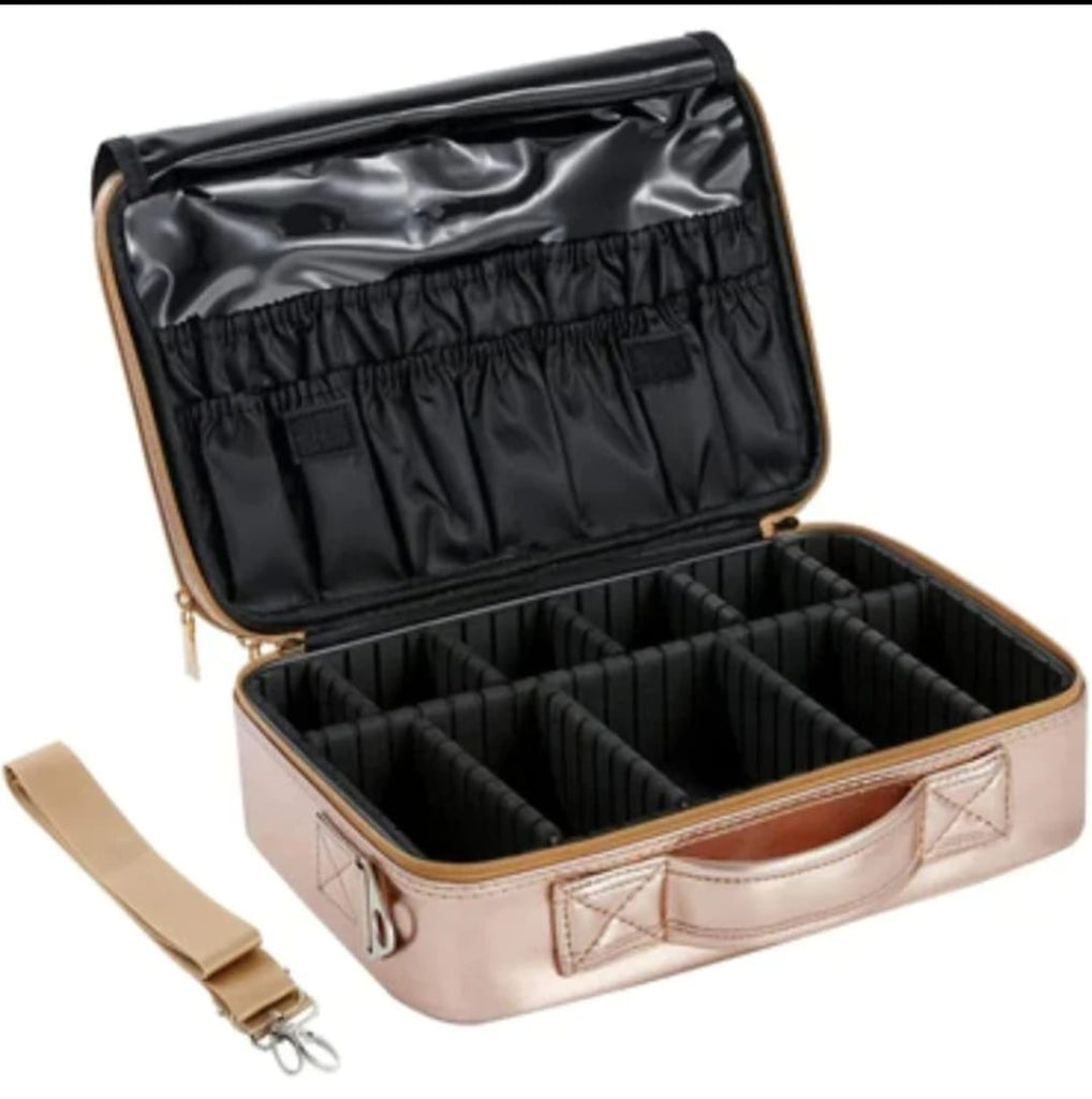 Largest make up travelling partition bag double layer – bestonline.pk